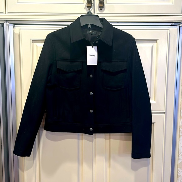 Theory | Jackets & Coats | New With Tag Theory Trucker Jacket | Poshmark